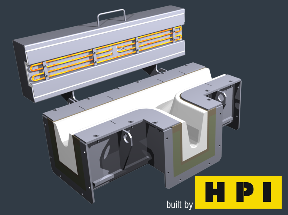 Giessrinnen für Aluminium - HPI